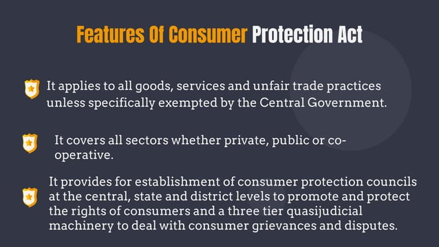 presentation on consumer act 1986.pptx | Consumer Issues | Business