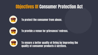 presentation on consumer act 1986.pptx | Consumer Issues | Business