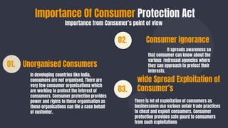 presentation on consumer act 1986.pptx | Consumer Issues | Business