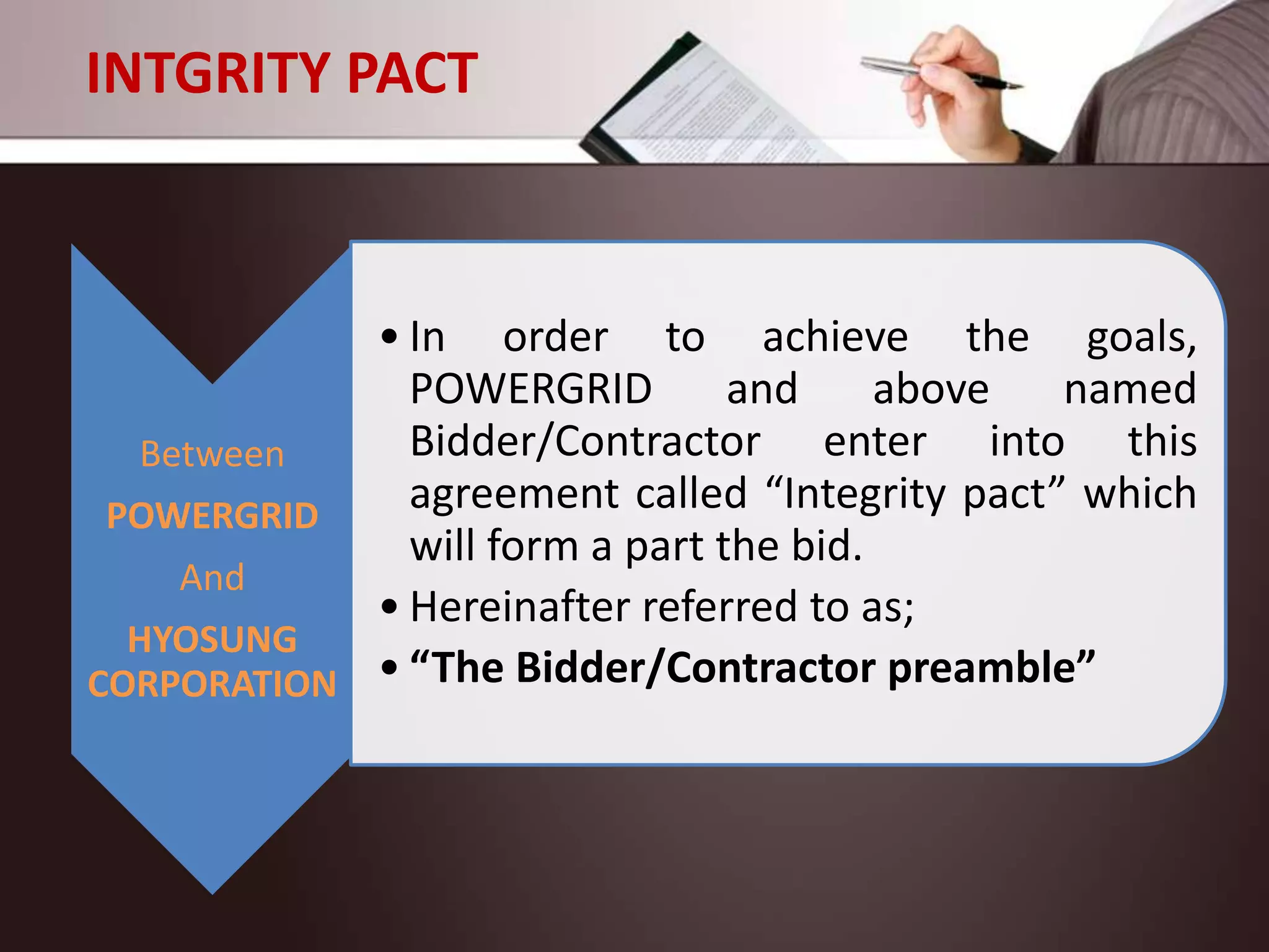 Presentation on contract agreement of gis | PPTX