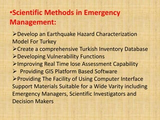 Presentation on Contribution of Science in Disaster Management in ...