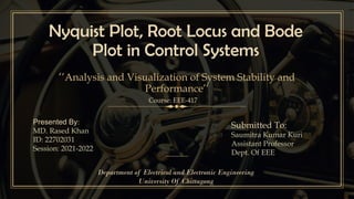 Nyquist Plot, Root Locus and Bode Plot in Control Systems | PPTX