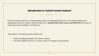 Nyquist Plot, Root Locus and Bode Plot in Control Systems | PPTX