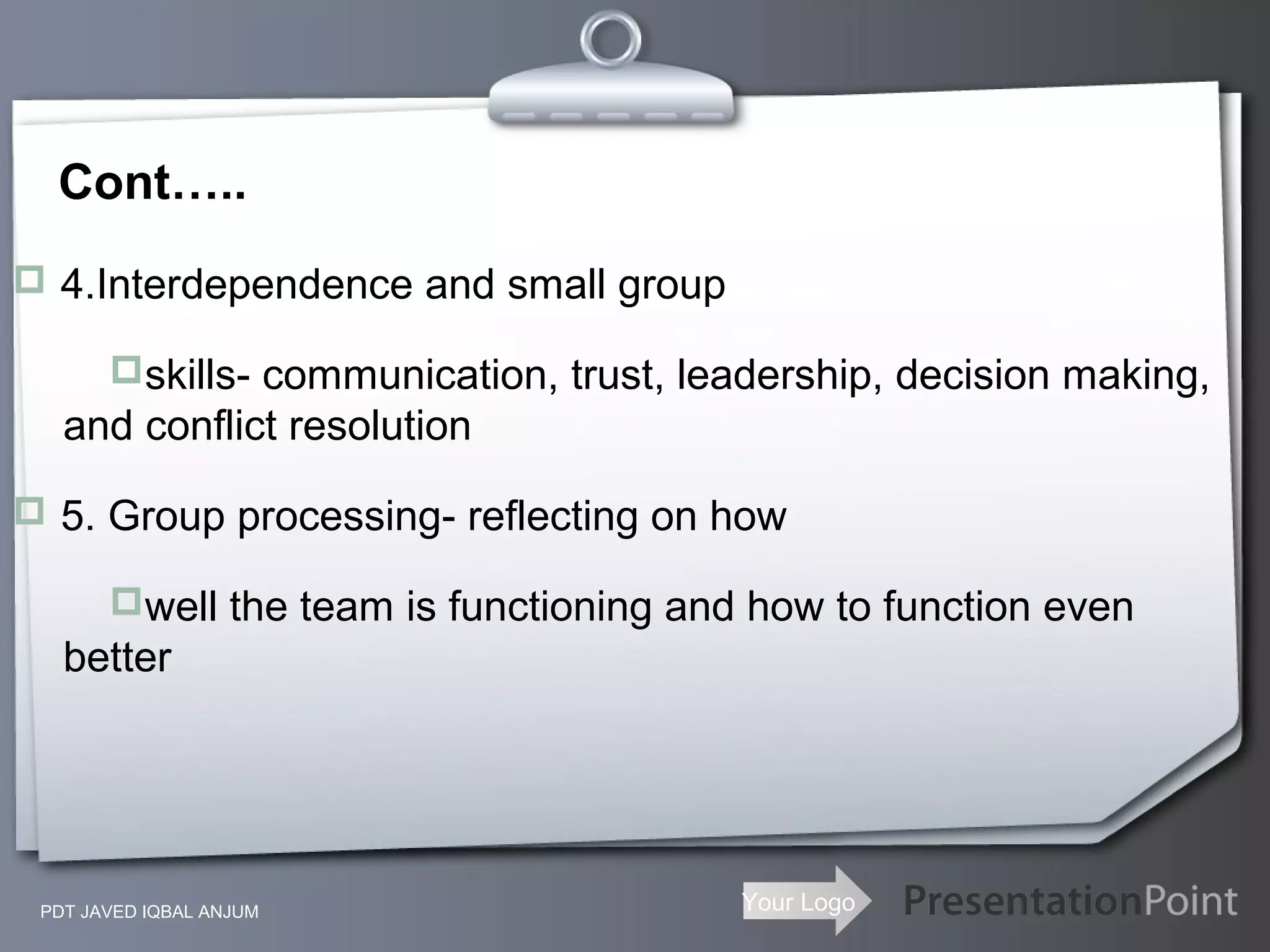 Presentation on cooperative learning | PPT | Educational Assessment ...