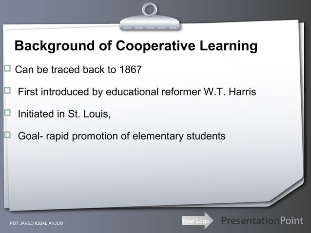 Presentation on cooperative learning | PPT | Educational Assessment ...