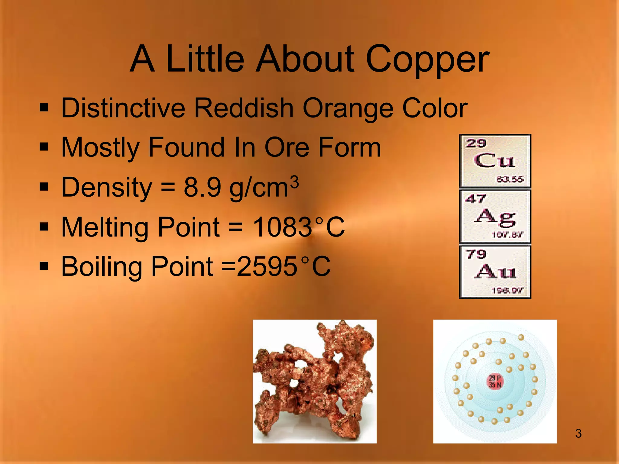 Presentation On Copper, Cu | PDF