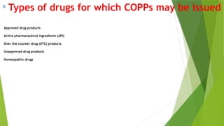 Presentation On COPPs . Certificate of pharmaceutical products.pptx
