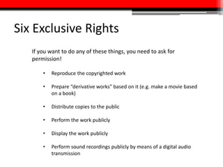 Presentation on copyright | PPTX