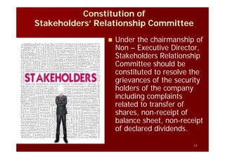 Presentation on corporate governance | PDF