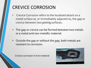Presentation on corrosion | PPTX
