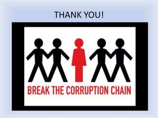 Presentation on corruption | PPTX