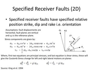 Presentation on coulomb stress (earthquake triggering) | PPT