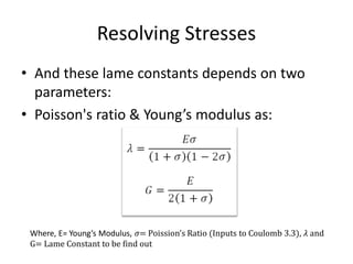 Presentation on coulomb stress (earthquake triggering) | PPT