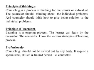 COUNSELING----- , 1st Year GNM Nursing | PPTX