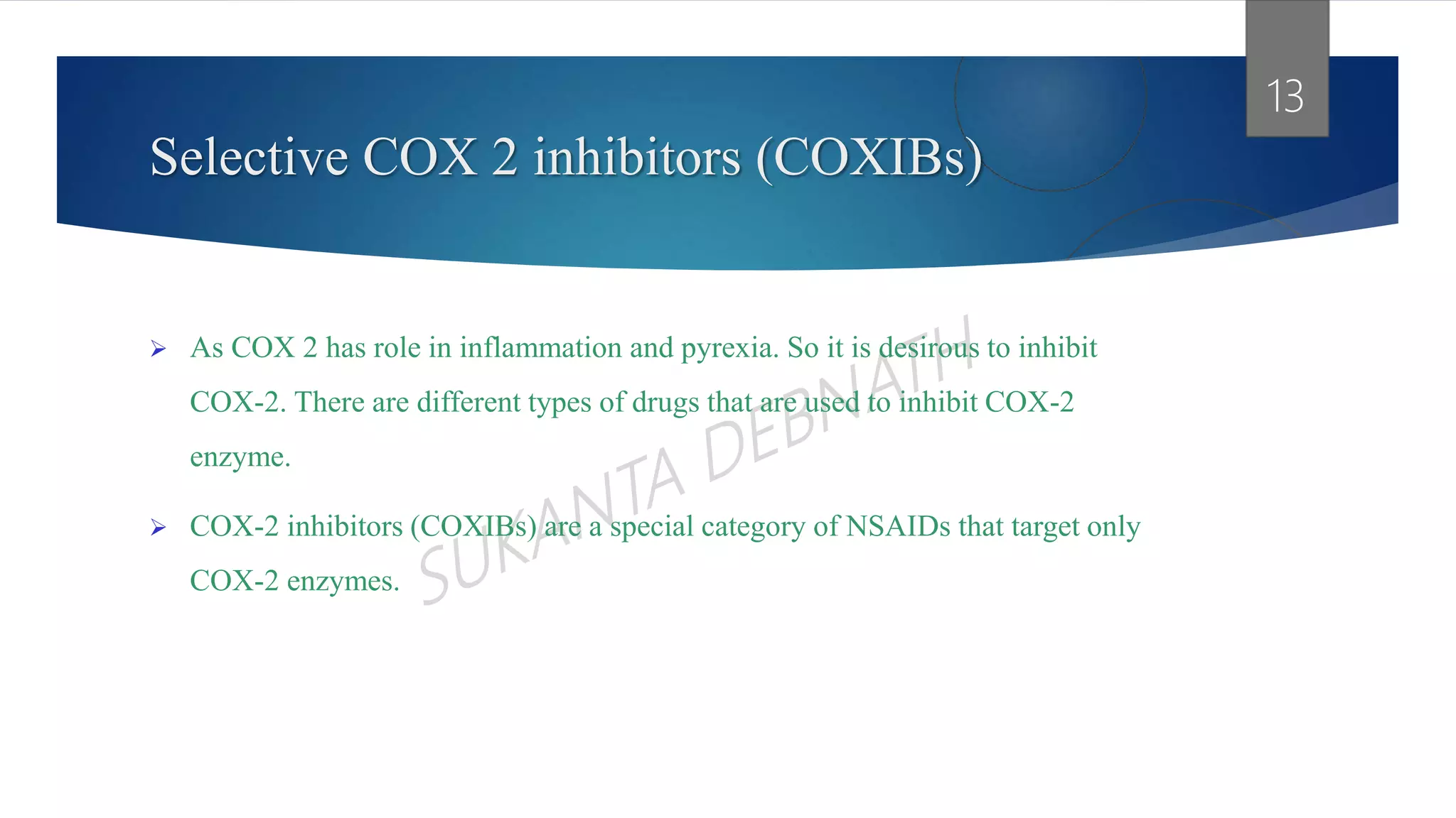 Cox 2 inhibitors | PPTX