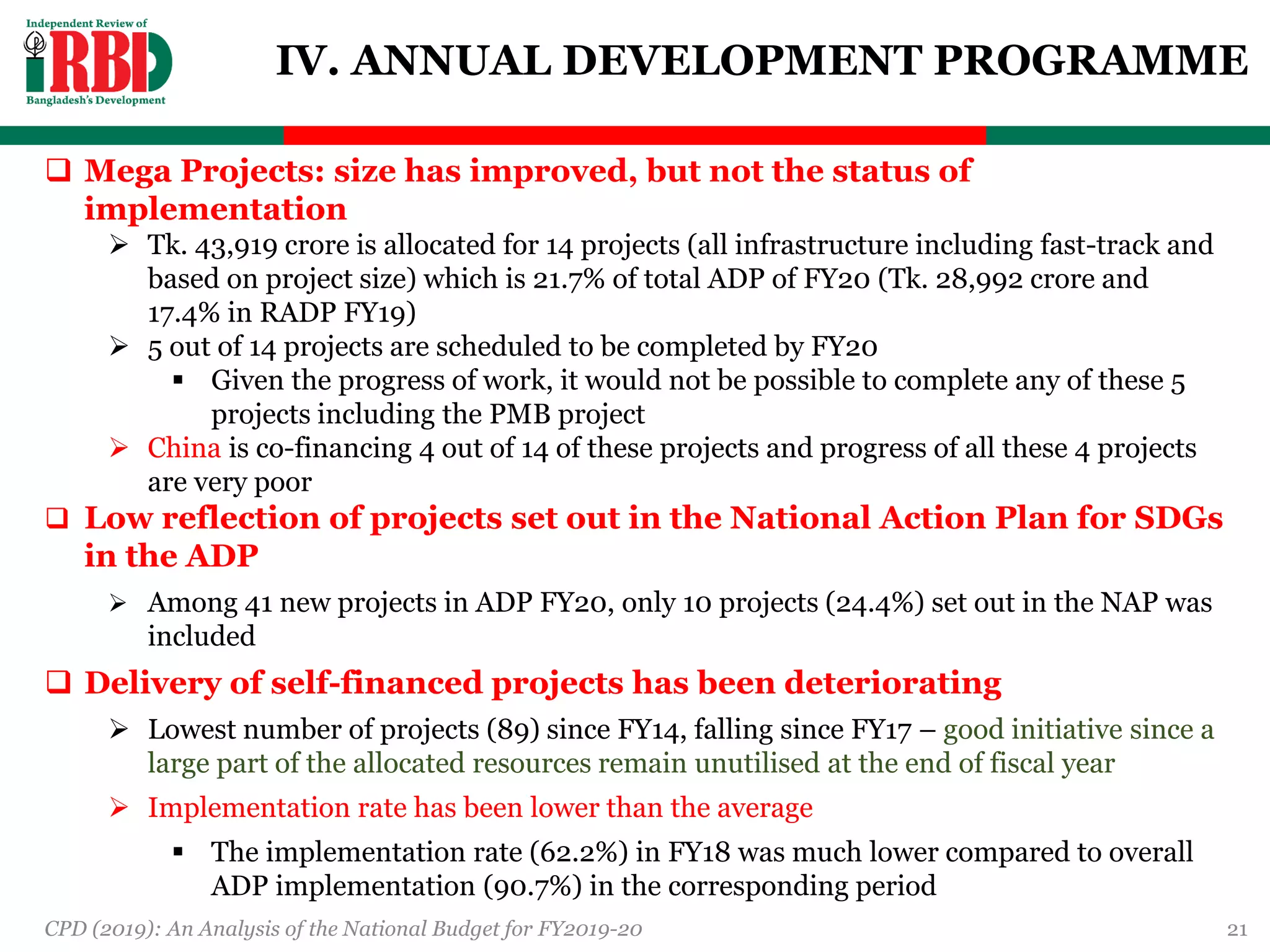 CPD Budget Dialogue 2019 | PPT