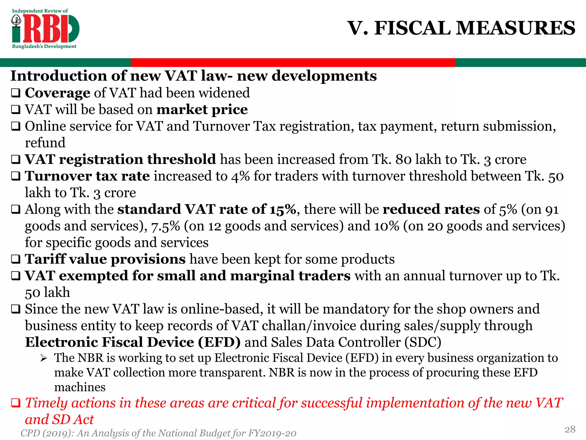 CPD Budget Dialogue 2019 | PPT