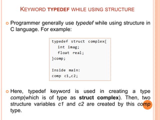 Presentation on c programing satcture | PPT