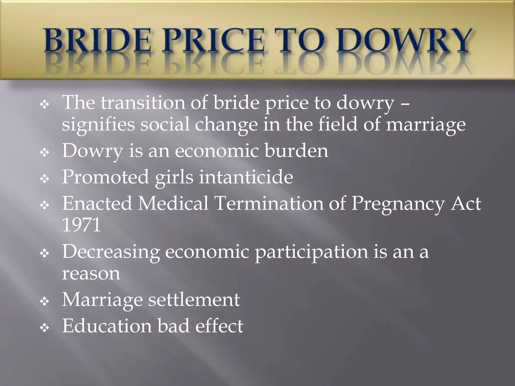 Presentation on critical analysis on dowry prohibition act | PPTX