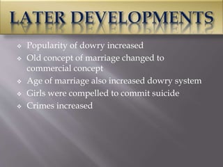 Presentation on critical analysis on dowry prohibition act | PPTX
