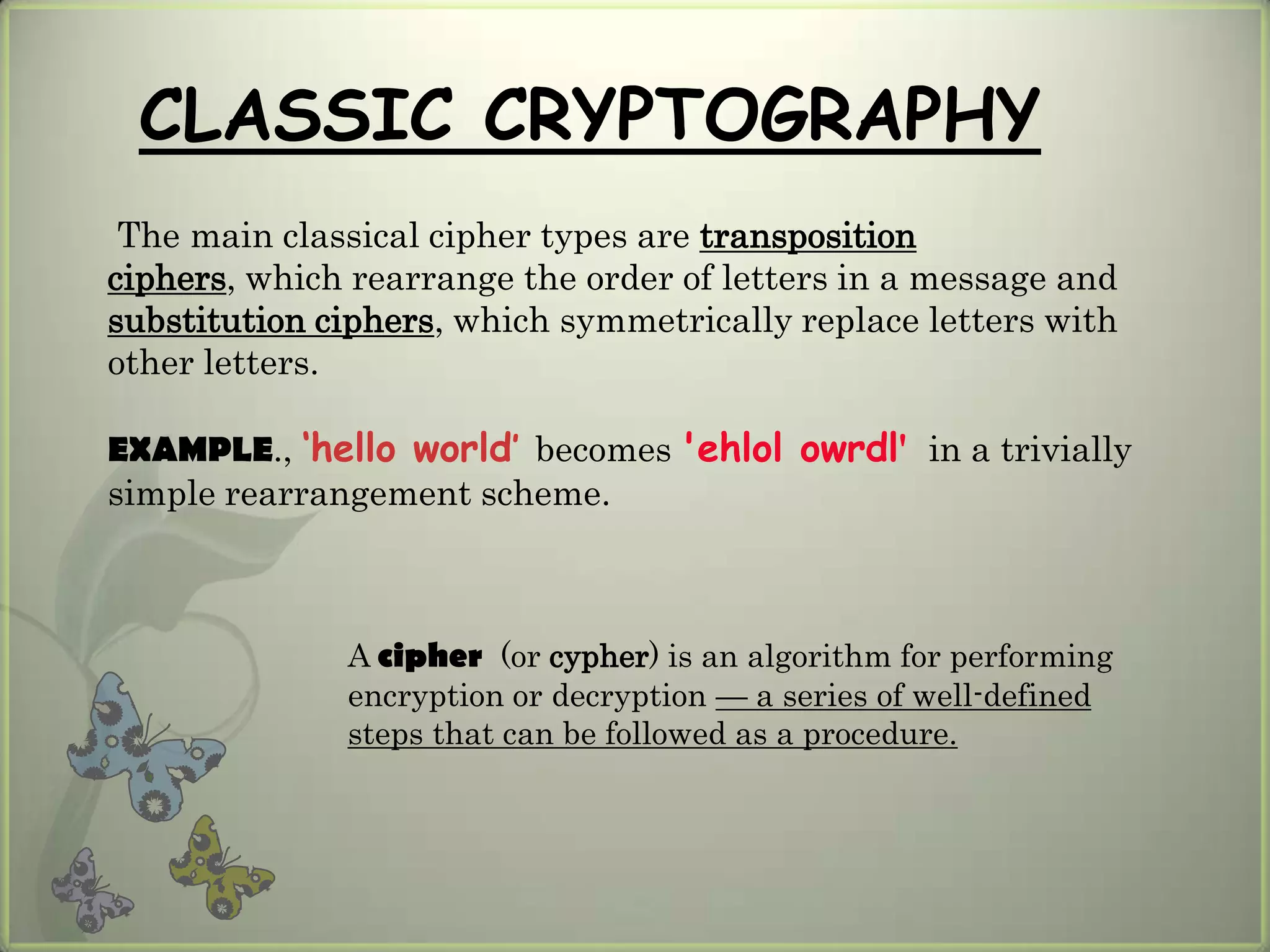 cryptography | PPTX