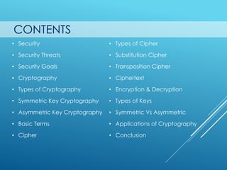 Presentation on Cryptography | PPT