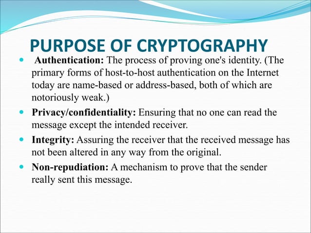 Presentationon ON THE TOPIC CRYPTOGRAPHY | PPT