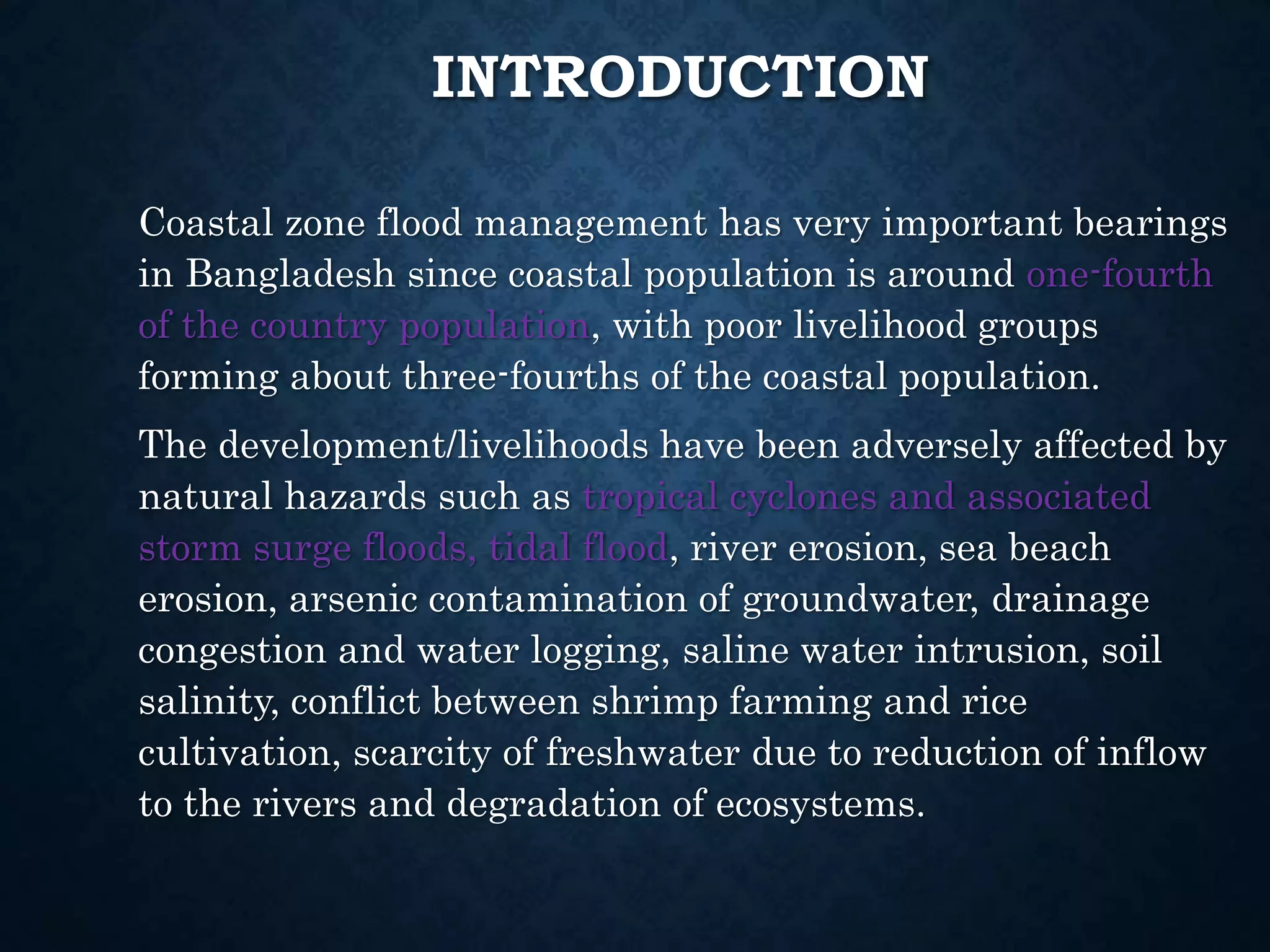 Presentation on current gaps in flood management | PPT