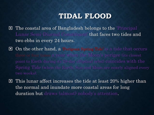 Presentation on current gaps in flood management | PPT