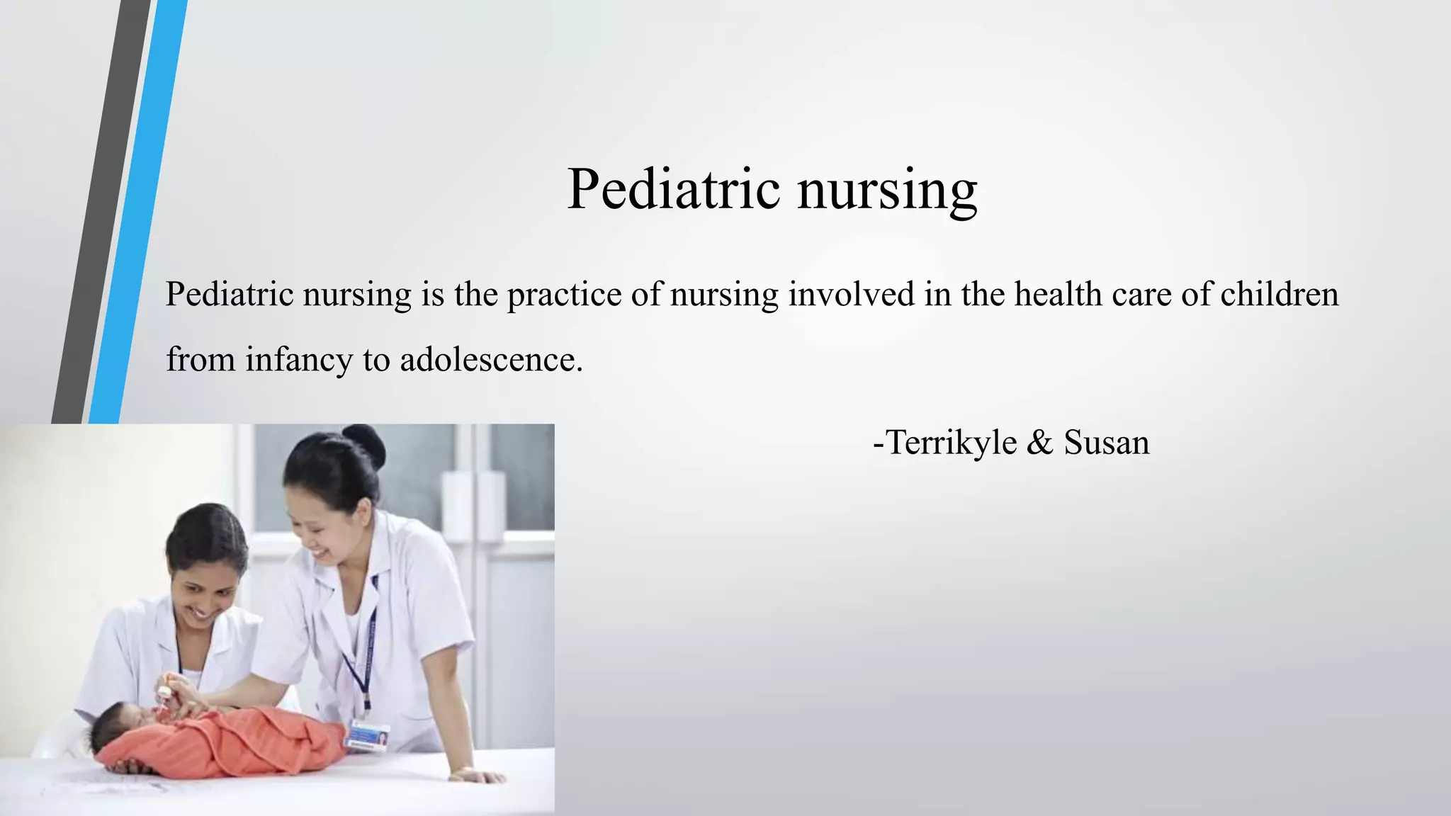 Presentation on Current principles , practices trends in pediatric ...