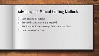 Fabric Cutting Method | PPT