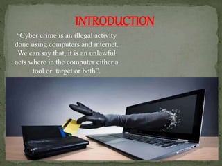 Presentation on cyber crime | PPTX