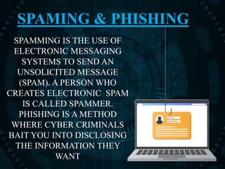 Presentation on cyber crime | PPT
