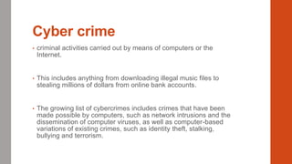 Presentation on cyber crime in european union | PPTX