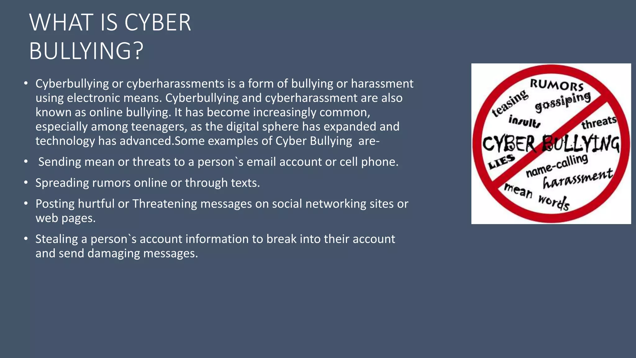 Presentation on cyber safety | PPTX