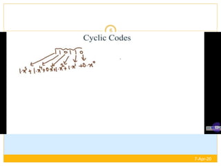 Presentation on cyclic codes | PPTX