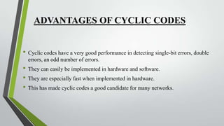 Presentation on cyclic redundancy check (crc) | PPTX