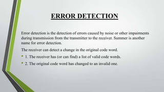 Presentation on cyclic redundancy check (crc) | PPTX