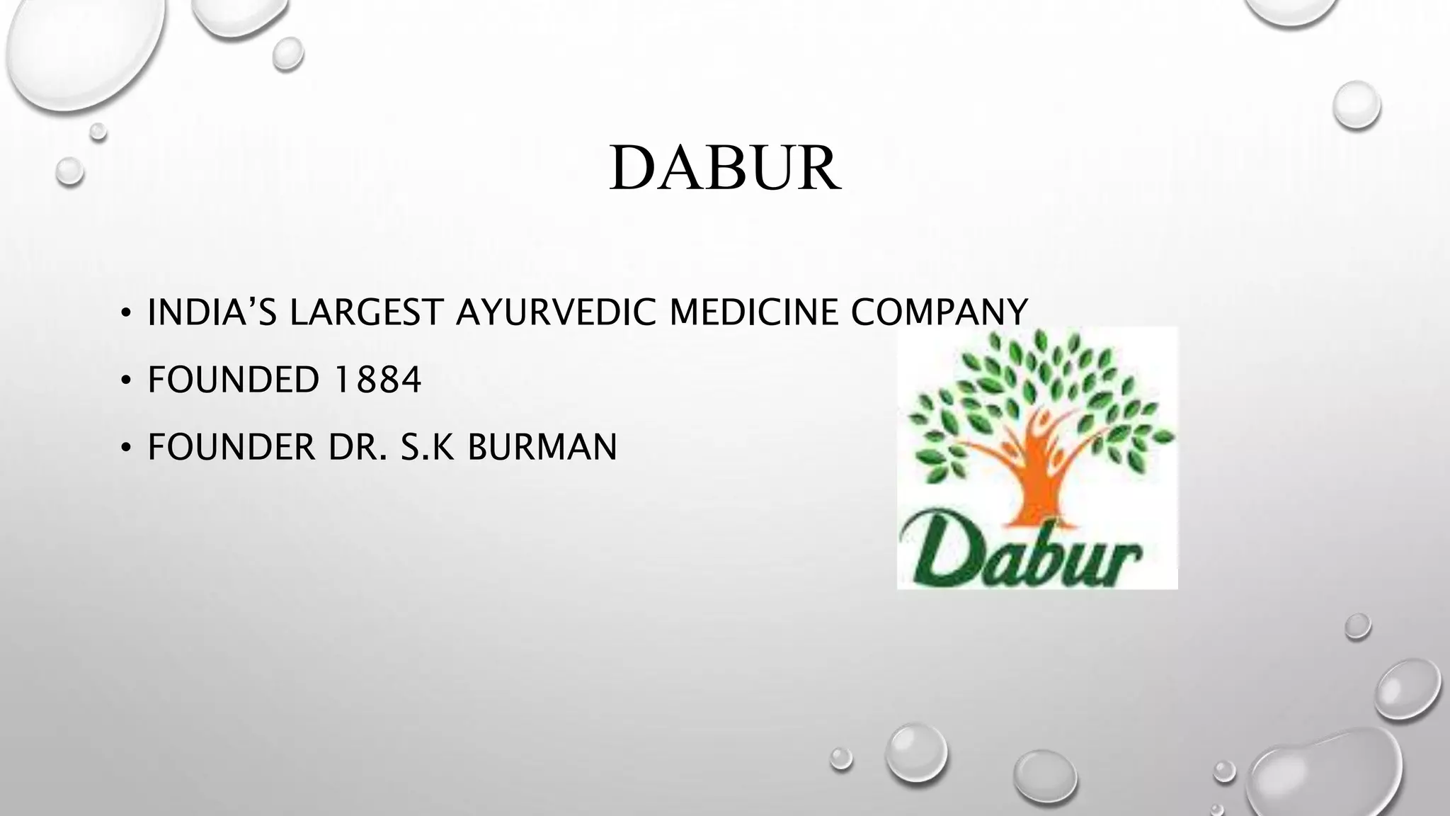 Presentation on dabur | PPT