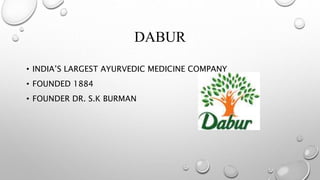 Presentation on dabur | PPT