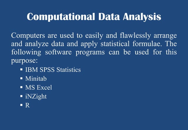 Data Analysis: Descriptive Statistics | PPTX