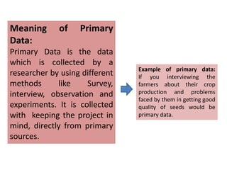 Presentation on data collection | PPTX