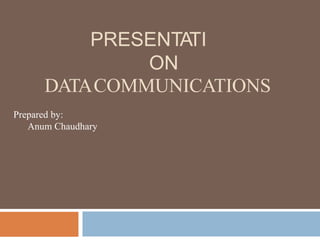 Data Communication | PPT
