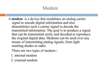 Presentation on data communication | PPTX