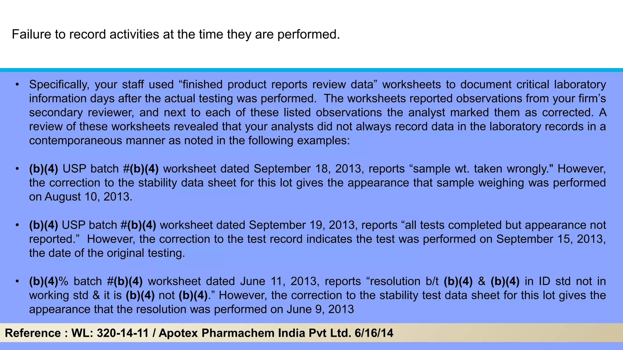 Presentation on data integrity in Pharmaceutical Industry | PDF