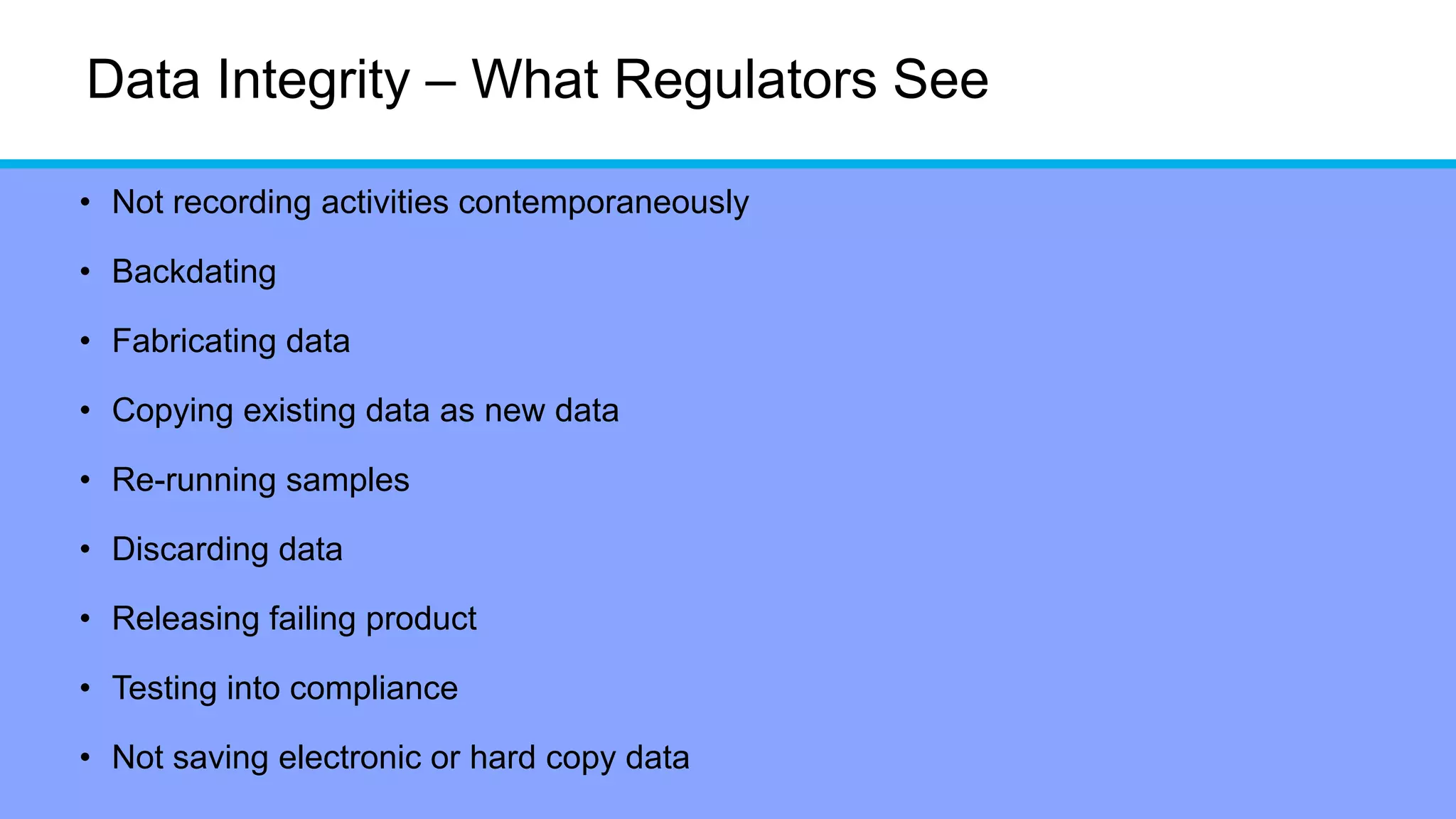 Presentation on data integrity in Pharmaceutical Industry | PDF