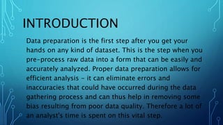 Presentation on data preparation with pandas | PPTX