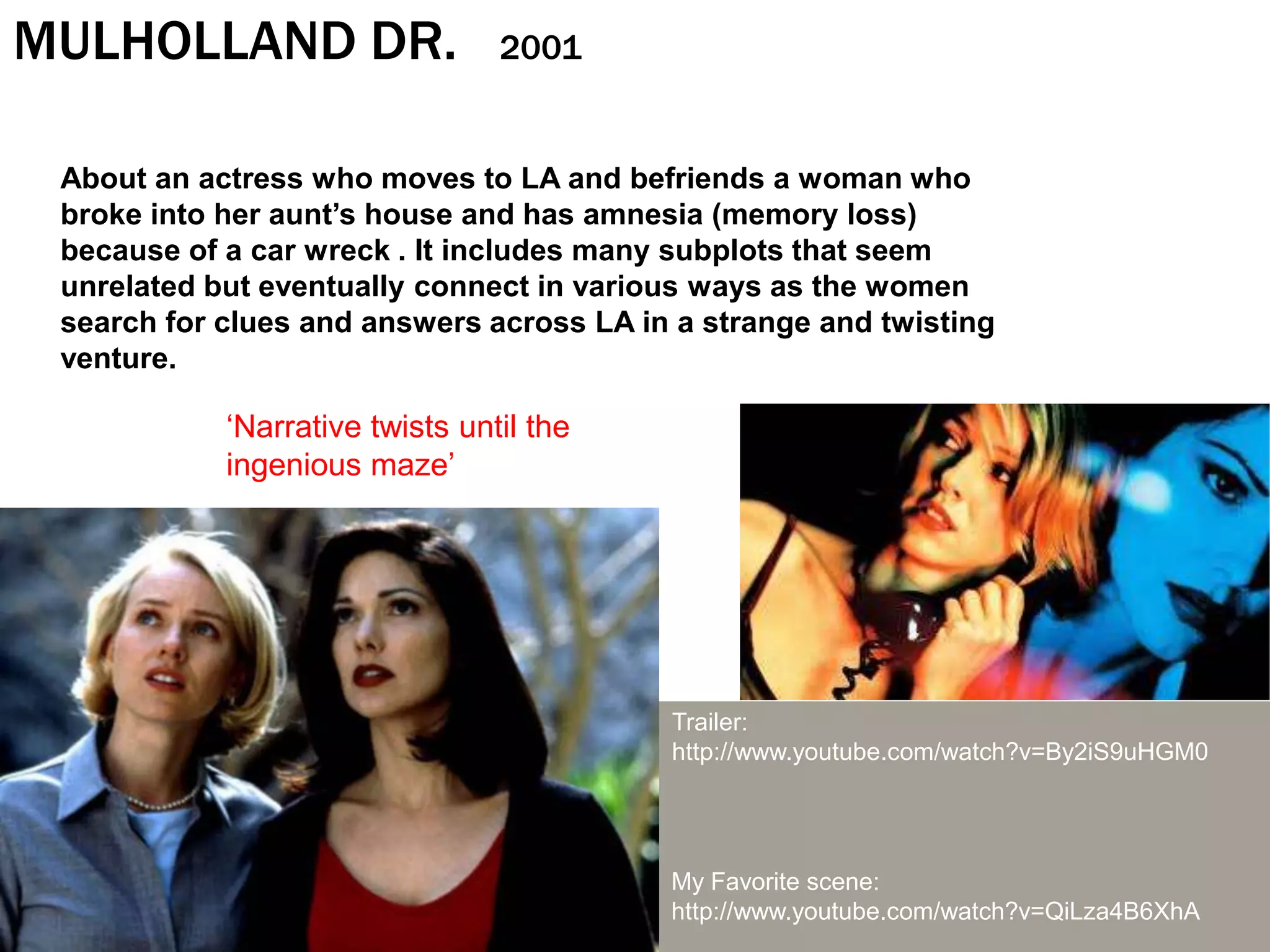 Short Presentation on David Lynch for Tumblr | PPT