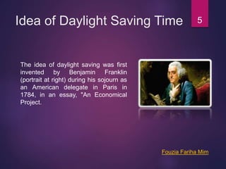 Presentation on daylight saving time | PPTX