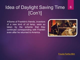 Presentation on daylight saving time | PPTX